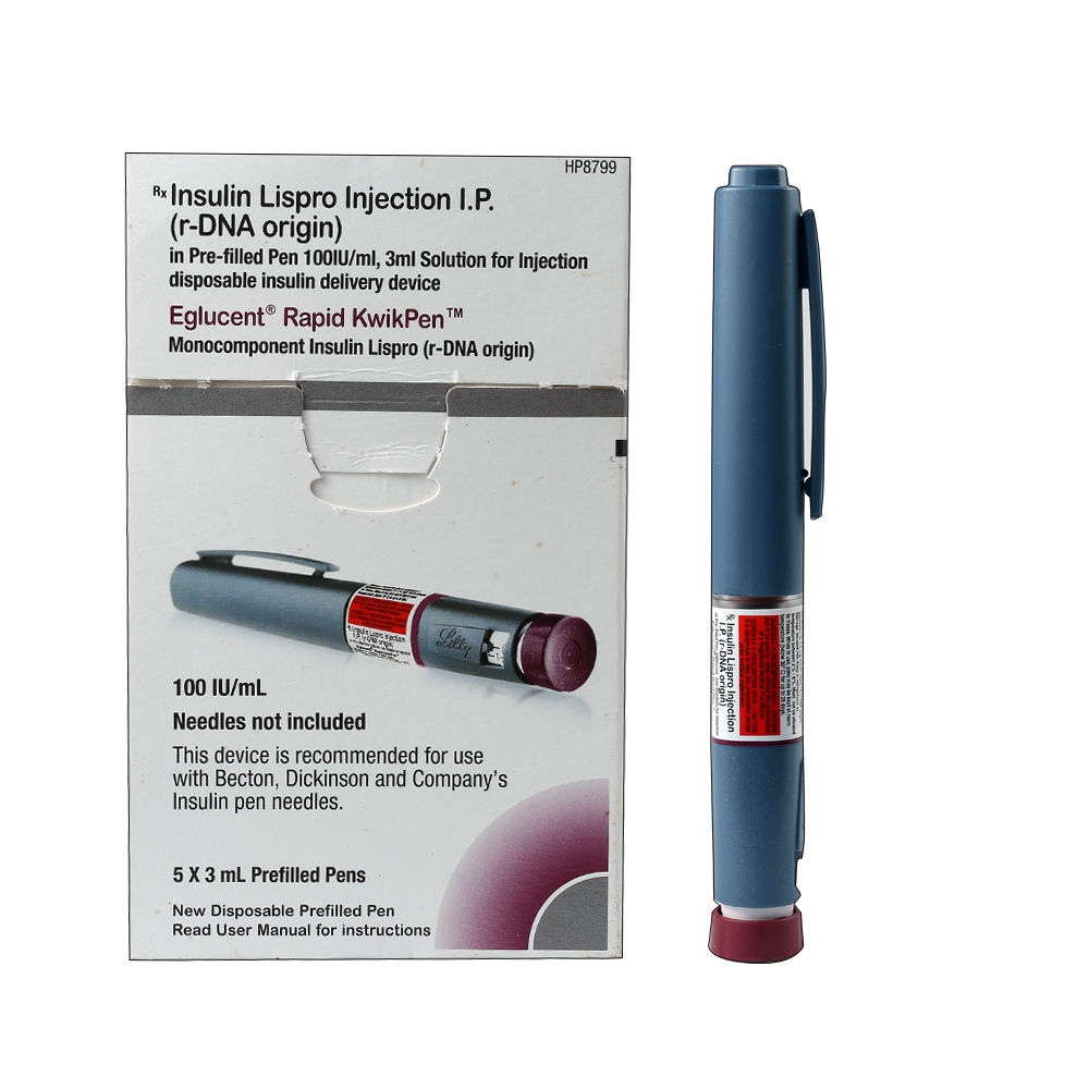 Buy Eglucent Rapid Kwikpen 100Iu 3 ml Online at Best Prices | Wellness ...