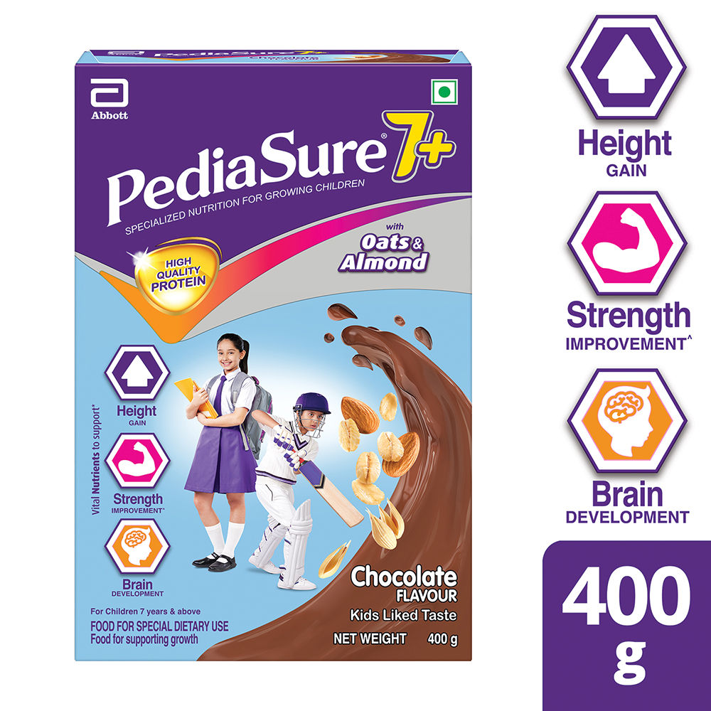 Buy Pediasure 7 Plus Health Drink Powder, Chocolate, 400 g Online at ...