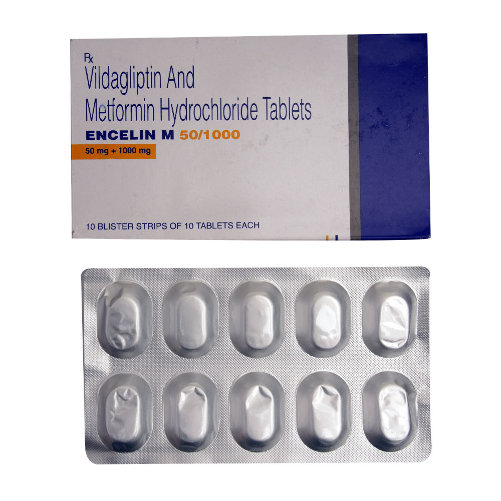 Buy Encelin-M 50/1000mg 10 Tablets Online at Best Prices | Wellness Forever