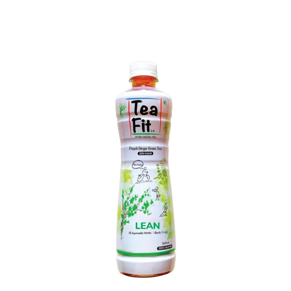 Buy Teafit Lean, Peach Ginger Green Tea, 300 ml Online at Best Prices ...