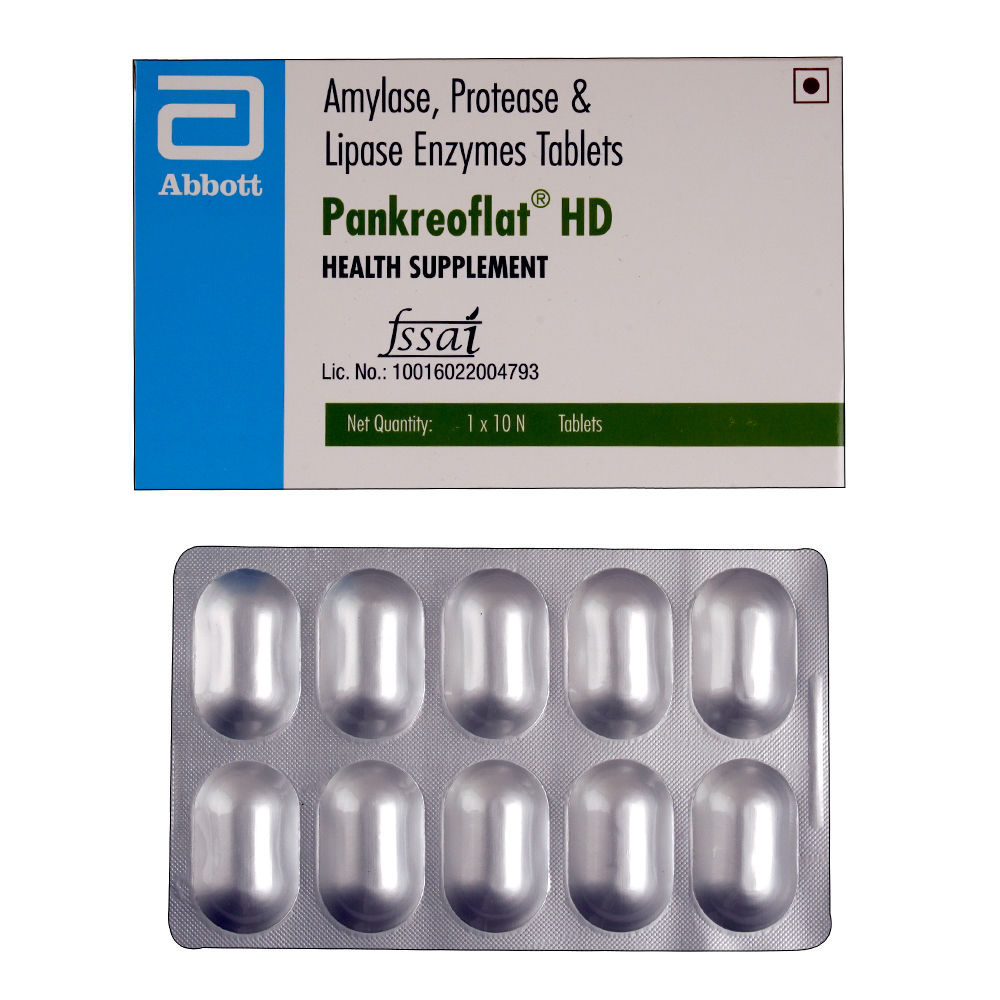 Buy Pankreoflat-HD 10 Tablets Online at Best Prices | Wellness Forever