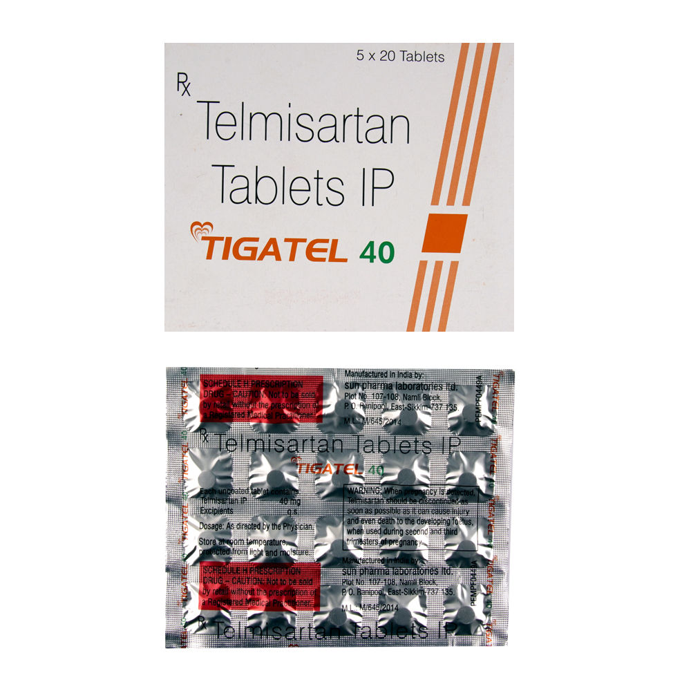 Buy Tigatel 40mg 20 Tablets Online at Best Prices | Wellness Forever