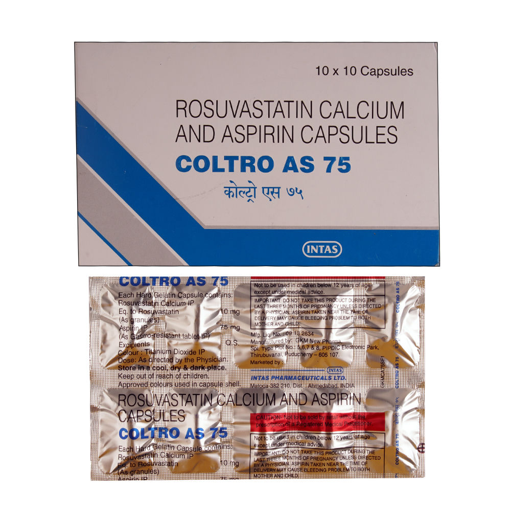 Buy Coltro-AS 75mg 10 Capsules Online at Best Prices | Wellness Forever