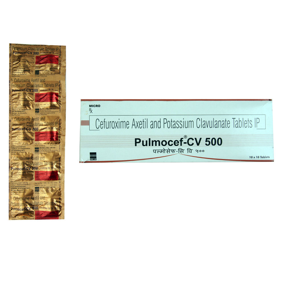 Buy Pulmocef-CV 500mg 10 Tablets Online at Best Prices | Wellness Forever