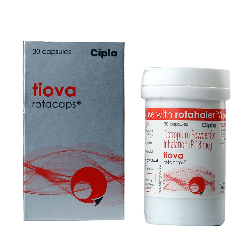 Buy Tiova Rotacaps 30 Capsules Online at Best Prices | Wellness Forever