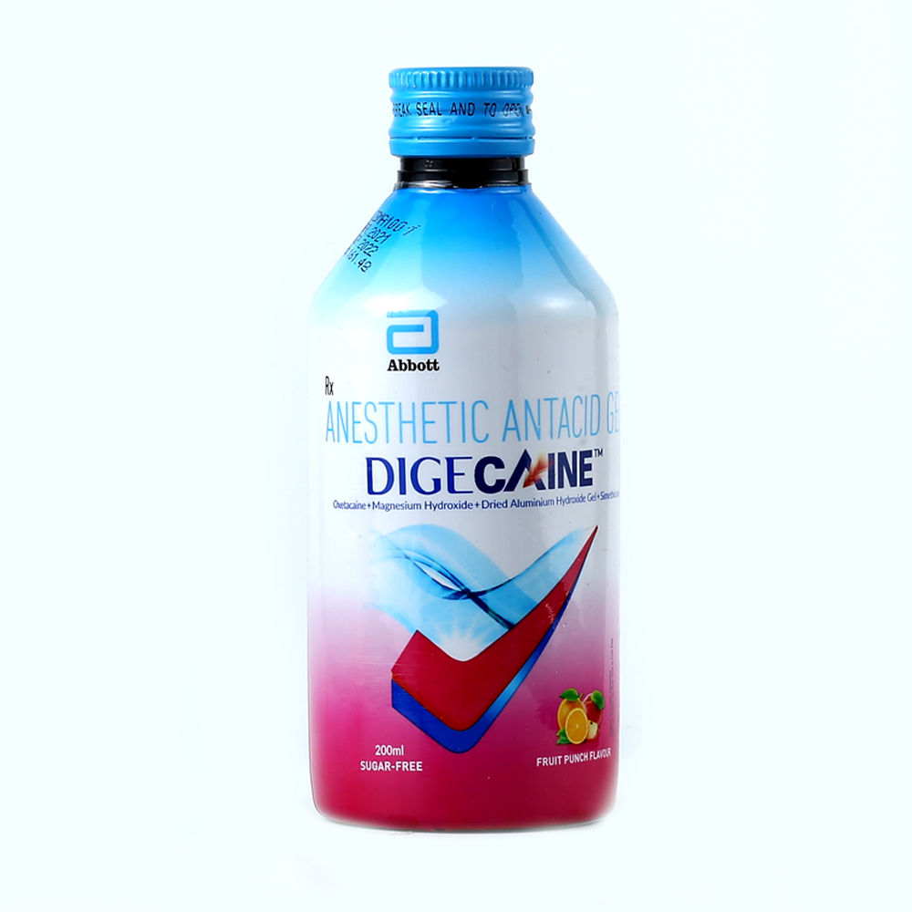 Buy Digecaine Sugar Free Syrup 200 ml Online at Best Prices | Wellness ...