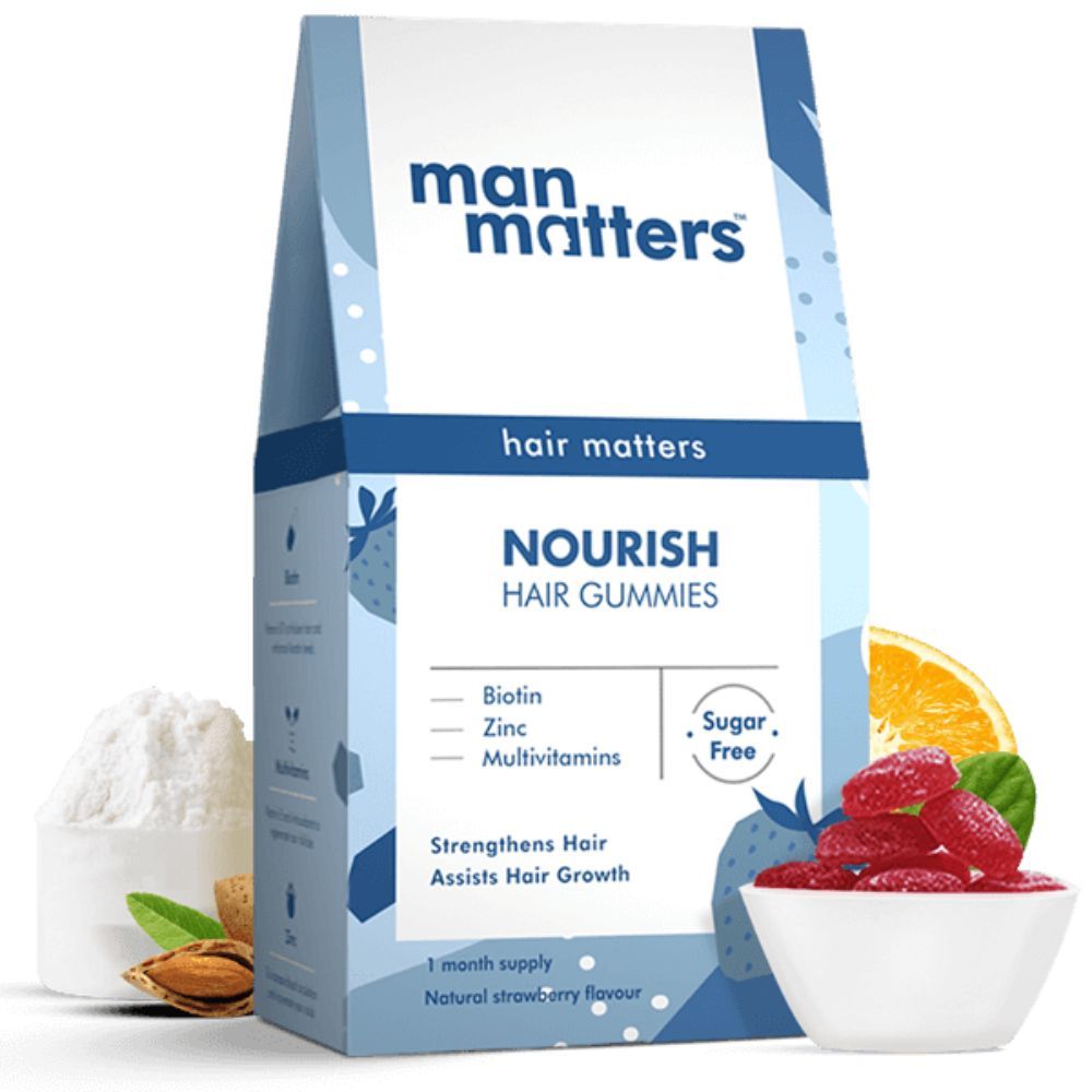 Buy Man Matters Biotin Nourish Hair Gummies 30 Pieces Online at Best ...