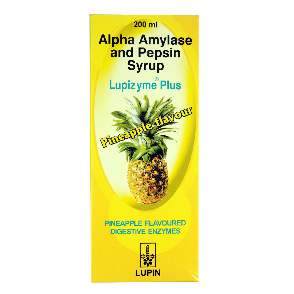 Buy Lupizyme-Plus Pineapple Syrup 200 Ml Online at Best Prices ...