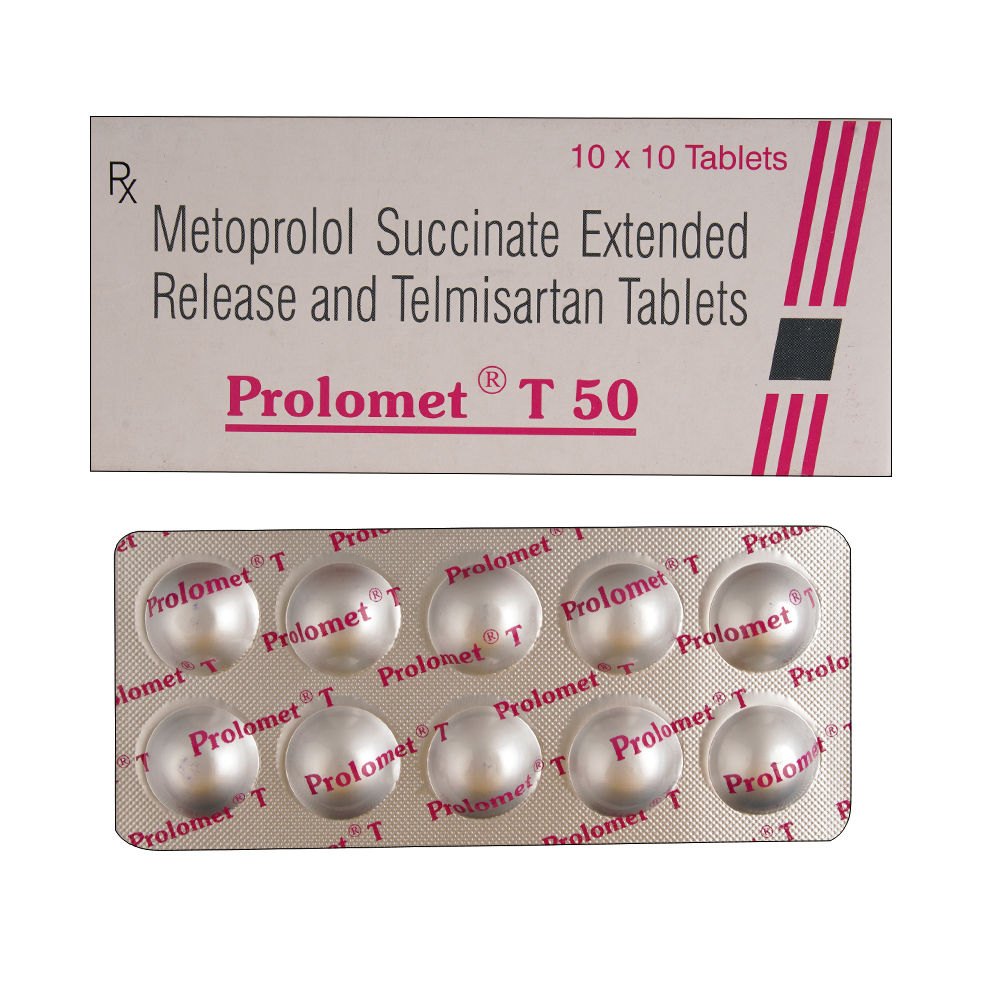 Buy Prolomet-T 50mg 10 Tablets Online at Best Prices | Wellness Forever