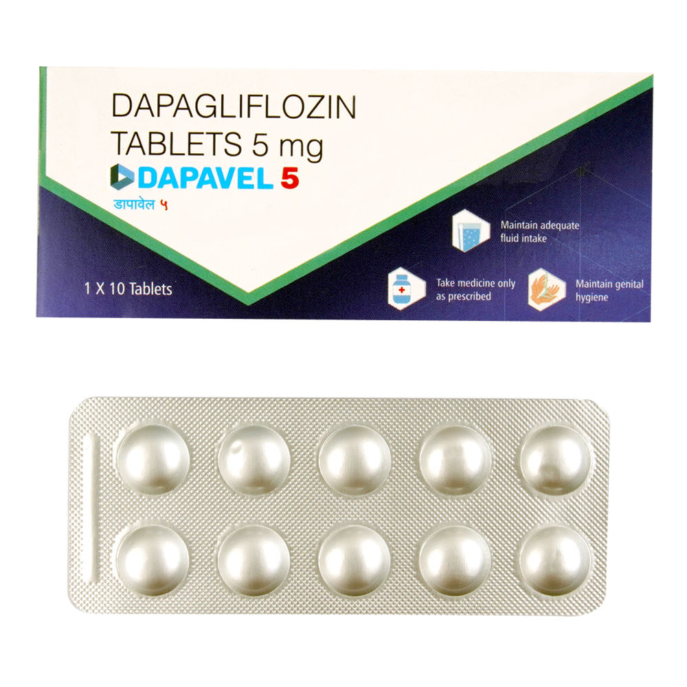 Buy Dapavel 5mg 10 Tablets Online at Best Prices | Wellness Forever