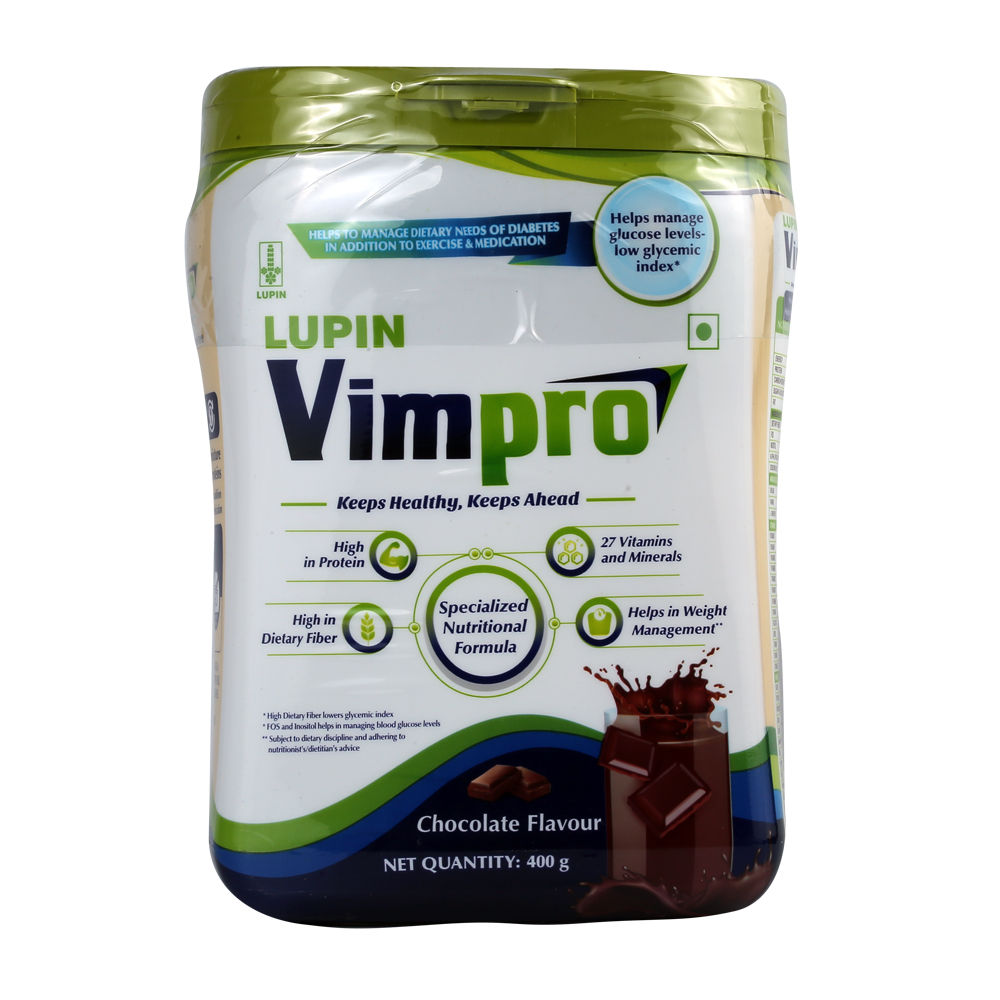 Buy Vimpro Chocolate Powder 400 g Online at Best Prices | Wellness Forever