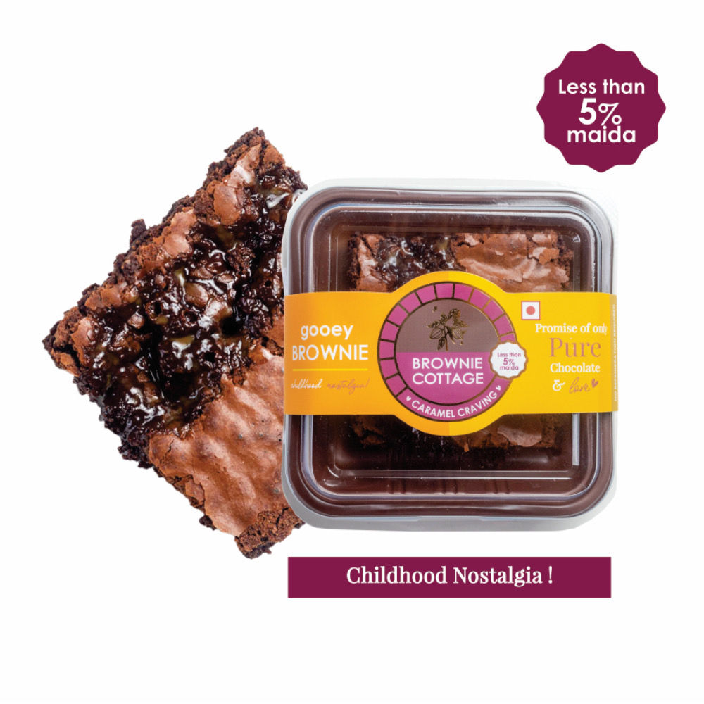Buy Brownie Cottage Caramel Craving Brownie, 70 g Online at Best Prices ...