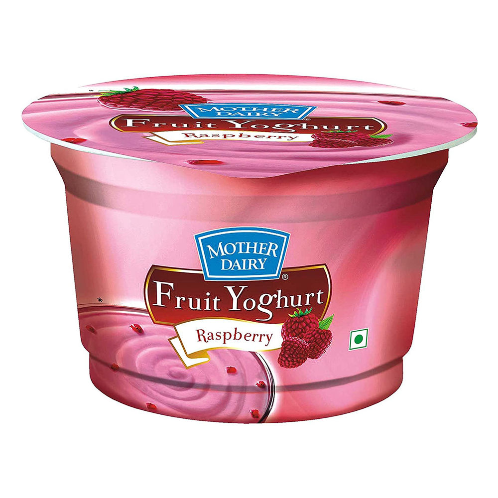 Buy Mother Dairy Yoghurt, Raspberry, 100 g Online at Best Prices ...