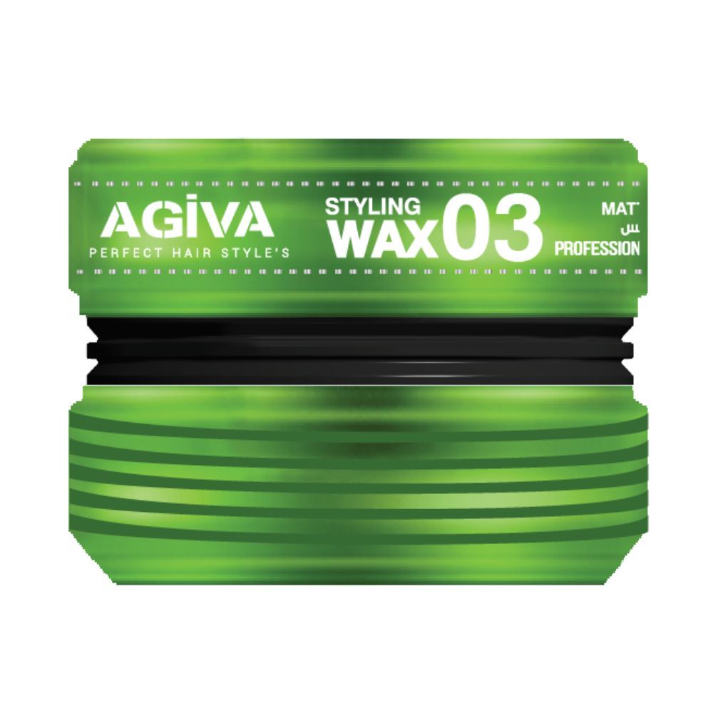 Buy Agiva Hair Styling Clay Wax, 03 Matte, Green, 175 ml Online at Best ...
