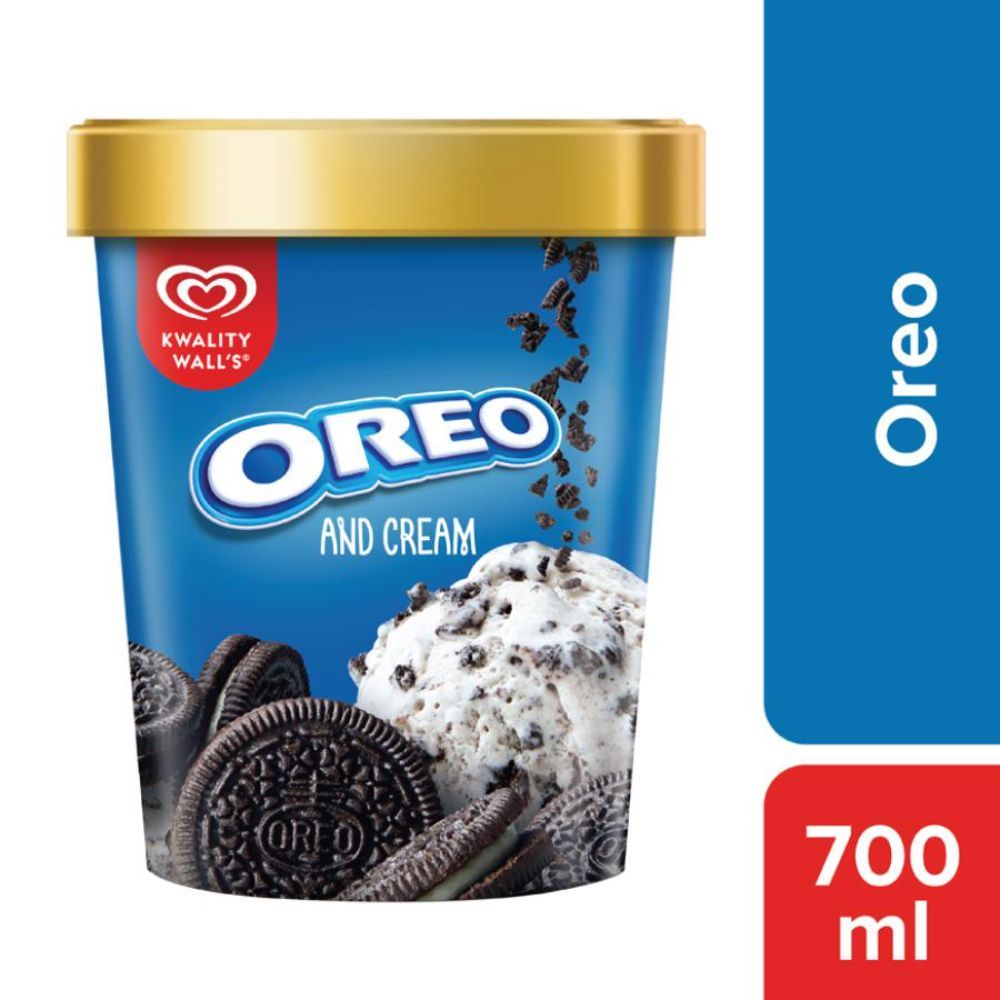 Buy Kwality Wall's Oreo & Creme Tub, 700 ml Online at Best Prices ...