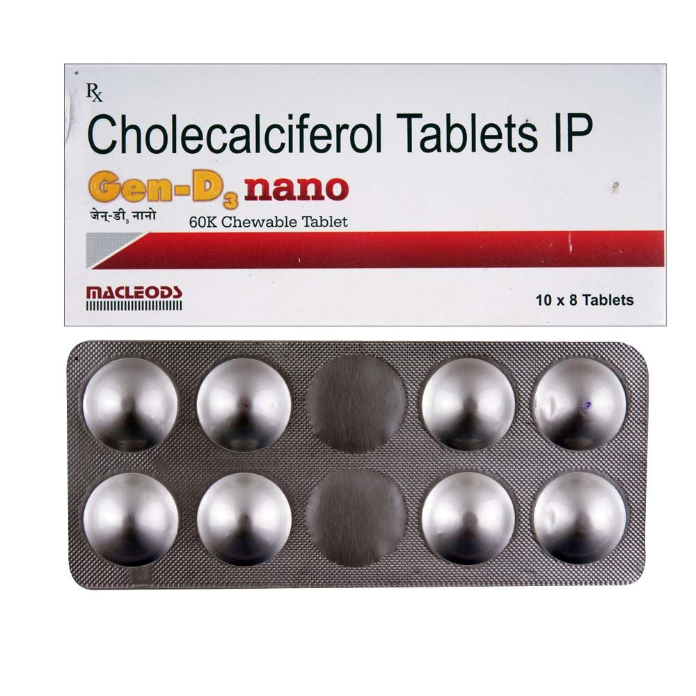 Buy Gen-D3 Nano 8 Tablets Online at Best Prices | Wellness Forever