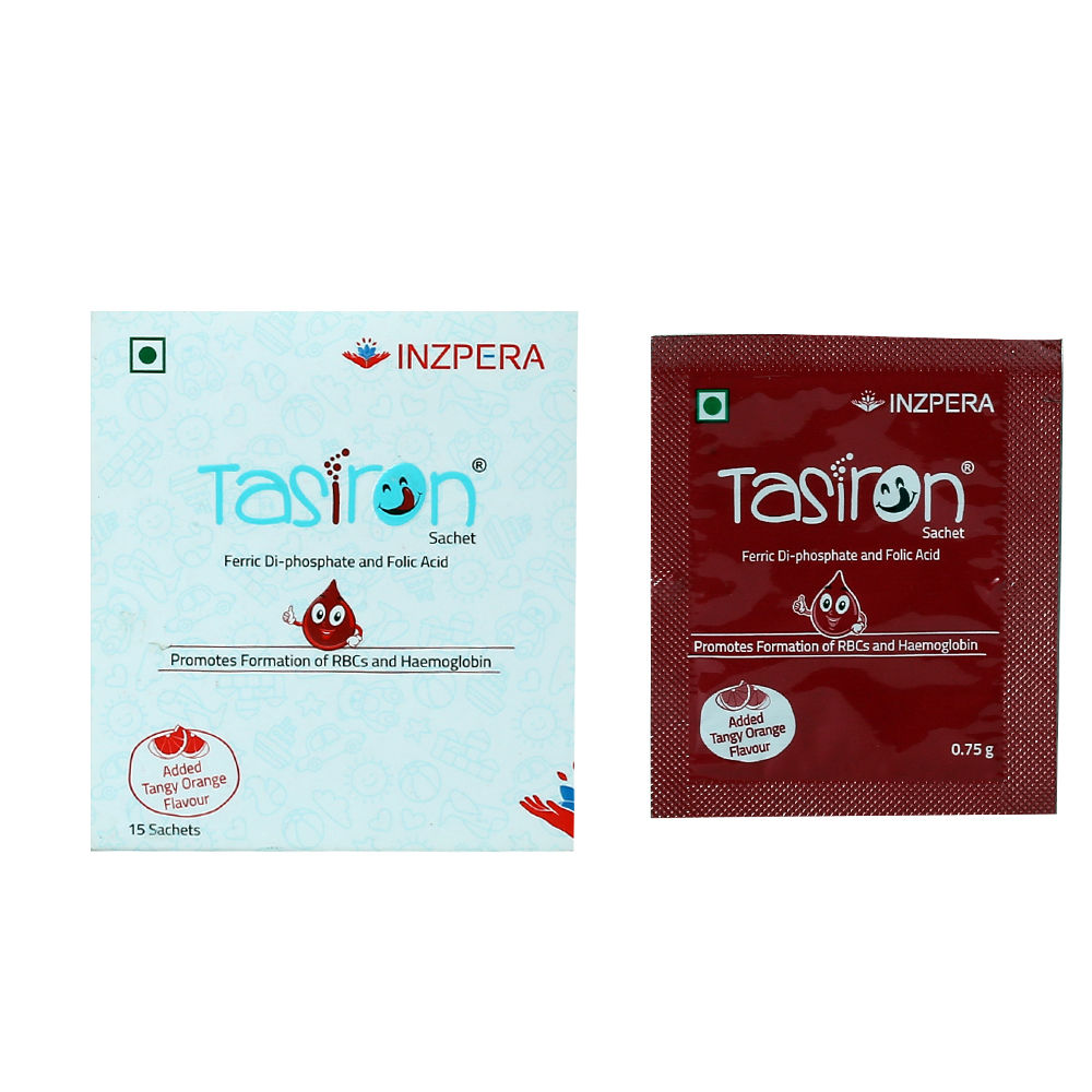 Buy Tasiron Sachet 0.75Gm 15Piece Online at Best Prices | Wellness Forever