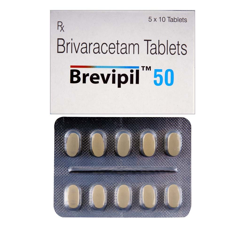 Buy Brevipil 50Mg 10 Tablets Online at Best Prices | Wellness Forever