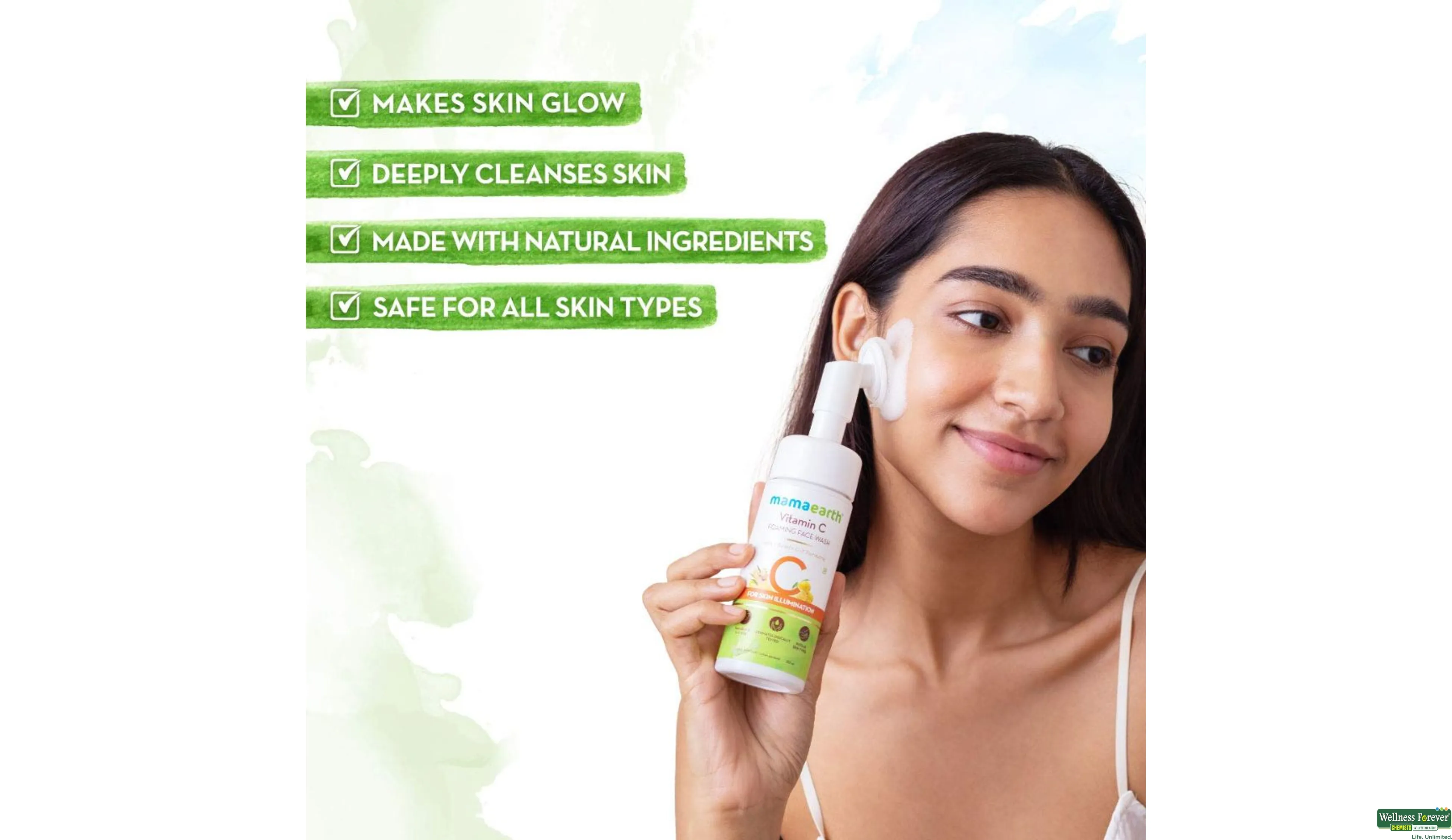 Buy Mamaearth Vitamin C Foaming Face Wash 150 Ml Online At Best Prices