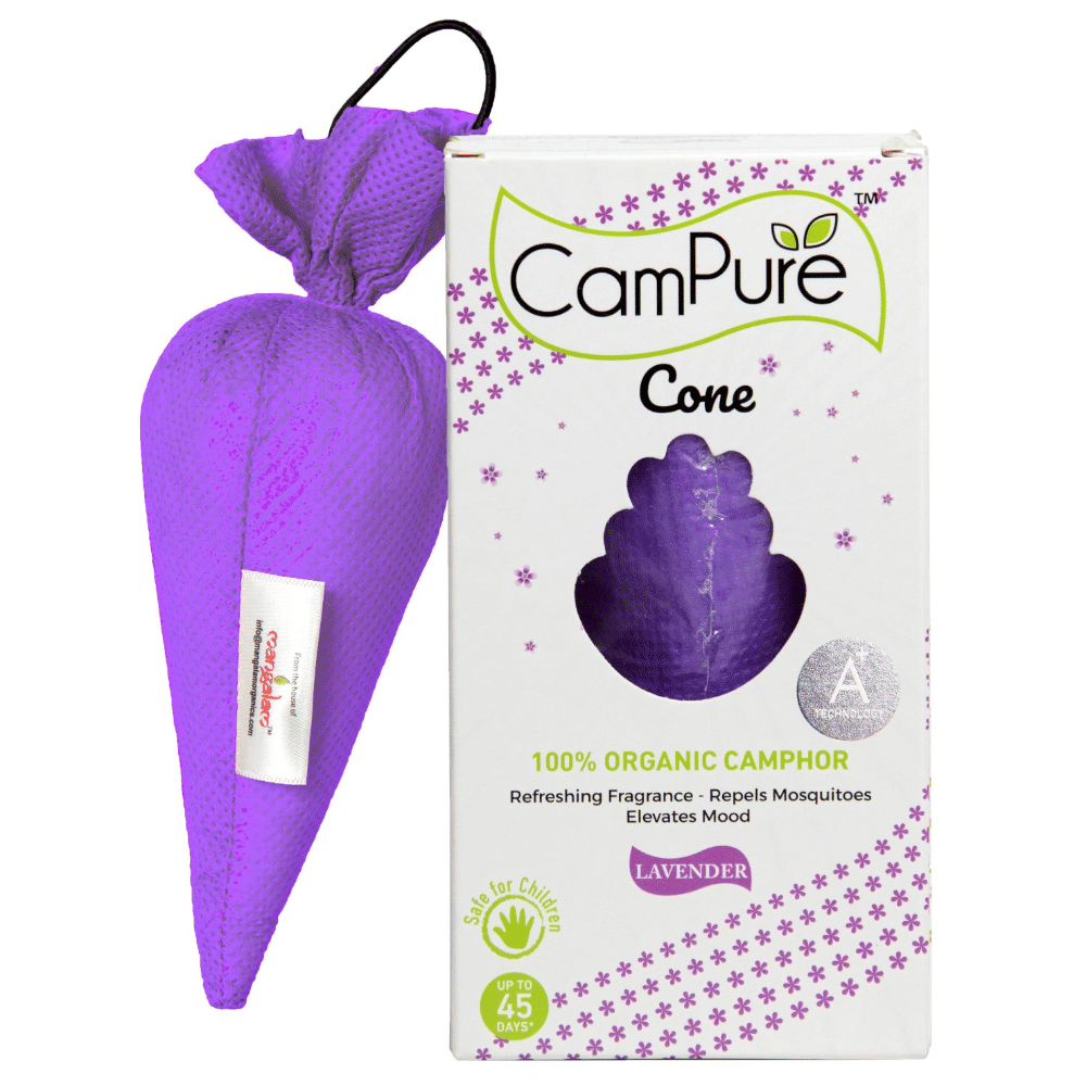 Buy CamPure Lavender Camphor Cone, 60 g Online at Best Prices ...