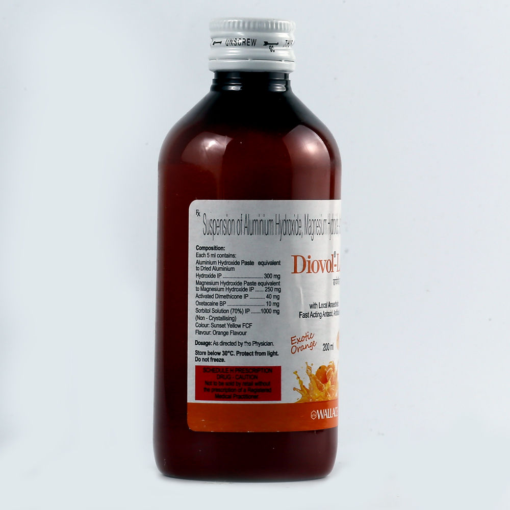 Buy DIOVOL-LA ORANGE SYP 200ML Online at Best Prices | Wellness Forever