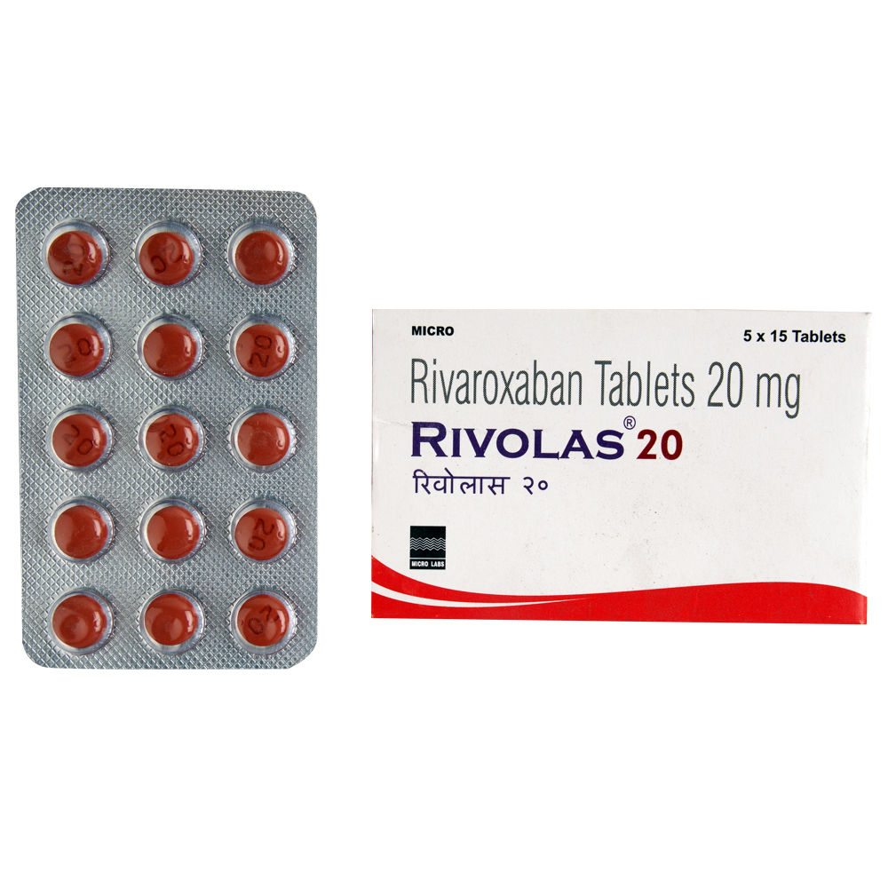 Buy Rivolas 20mg 15 Tablets Online at Best Prices | Wellness Forever