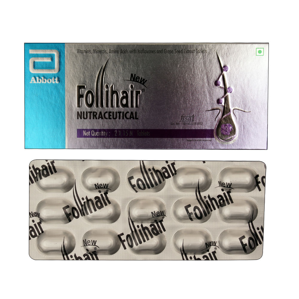 Buy Follihair-New 15 Tablets Online at Best Prices | Wellness Forever