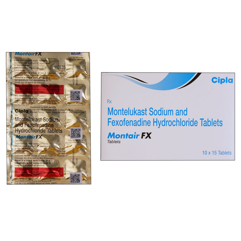 Buy Montair-FX 15 Tablets Online at Best Prices | Wellness Forever