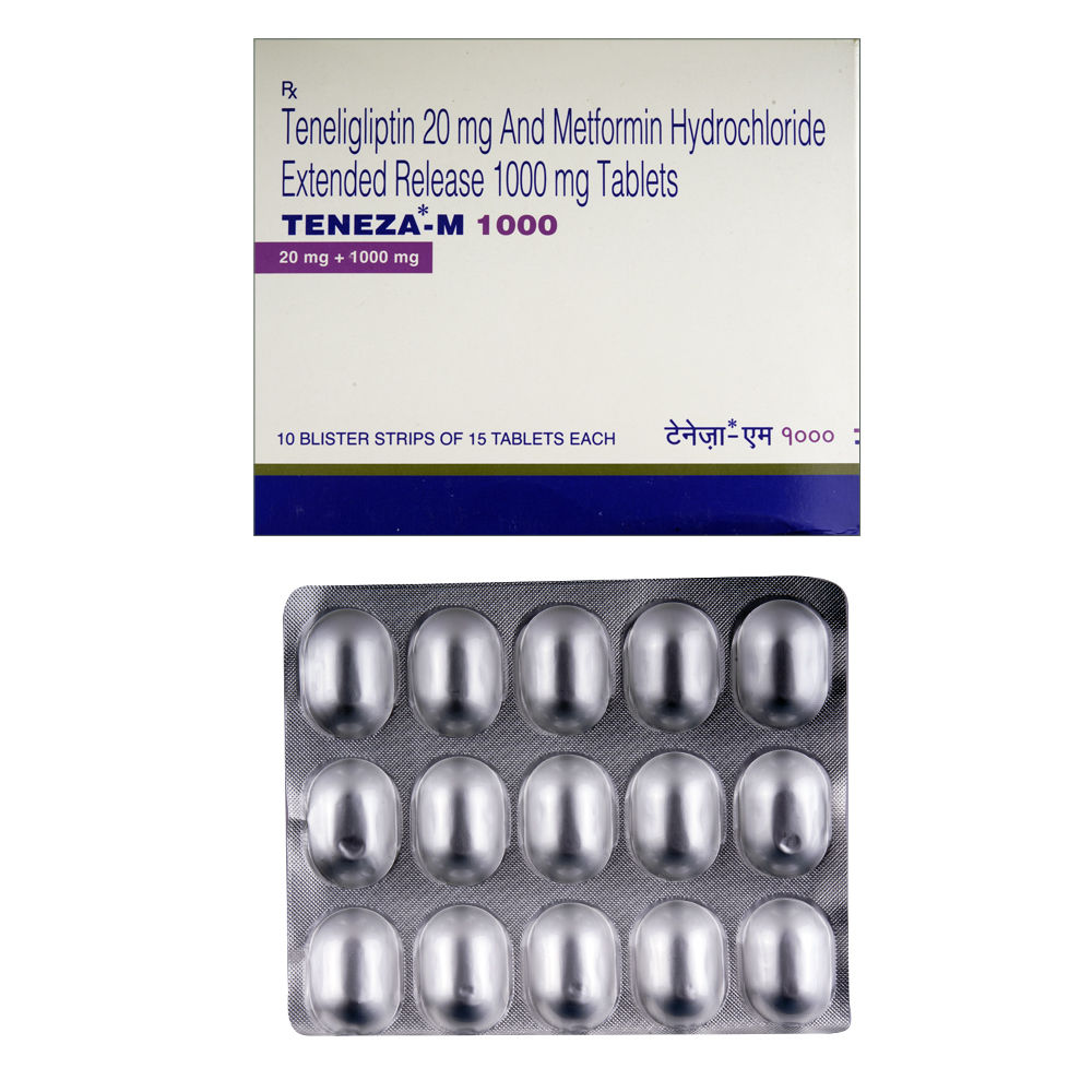Buy Teneza-M 1000mg 15 Tablets Online at Best Prices | Wellness Forever