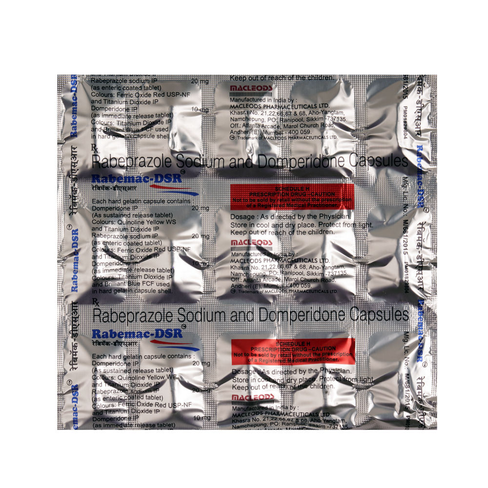 Buy Rabemac-DSR 15 Capsules Online at Best Prices | Wellness Forever