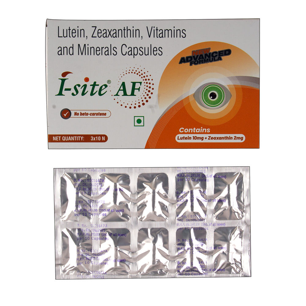 Buy I Site AF 10 Capsules Online at Best Prices | Wellness Forever
