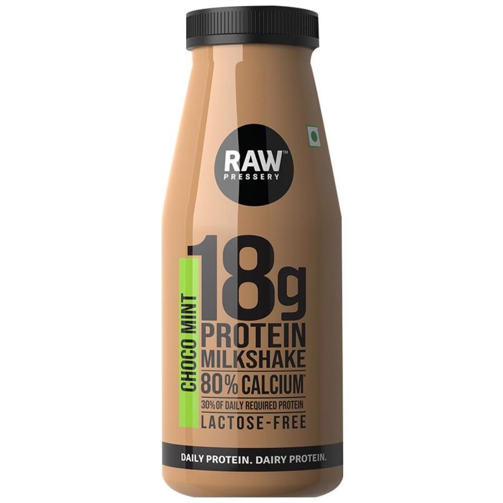 Buy Raw Pressery Dairy Protein Milkshake, Choco Mint, 200 ml Online at ...