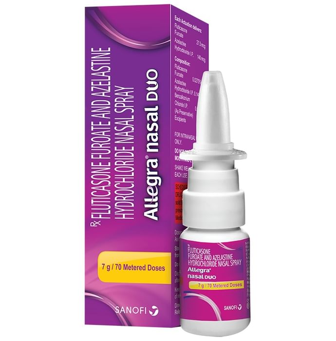 Buy Allegra Nasal Duo Spray 7g Online at Best Prices | Wellness Forever