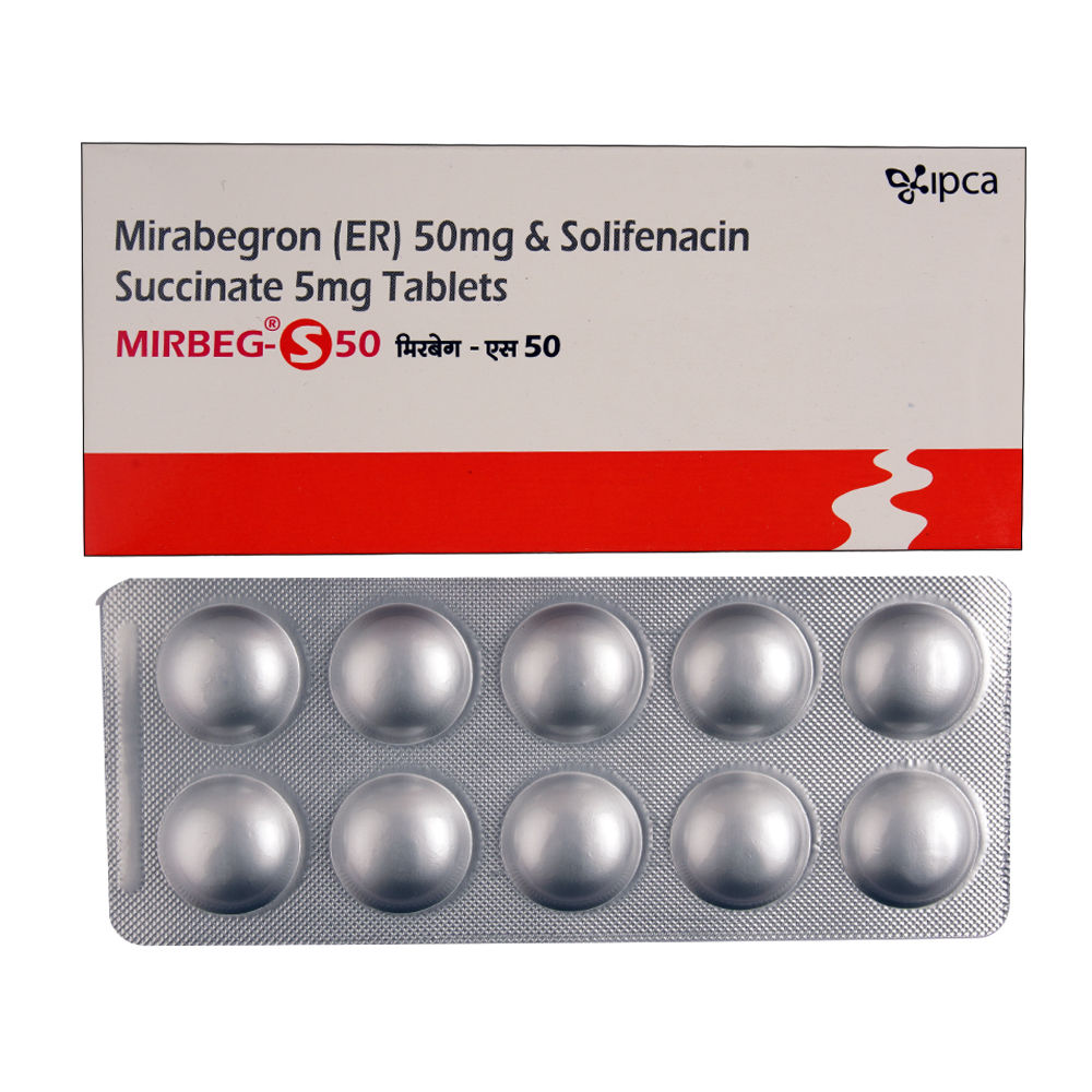 Buy Mirbeg-S 50mg 10 Tablets Online at Best Prices | Wellness Forever