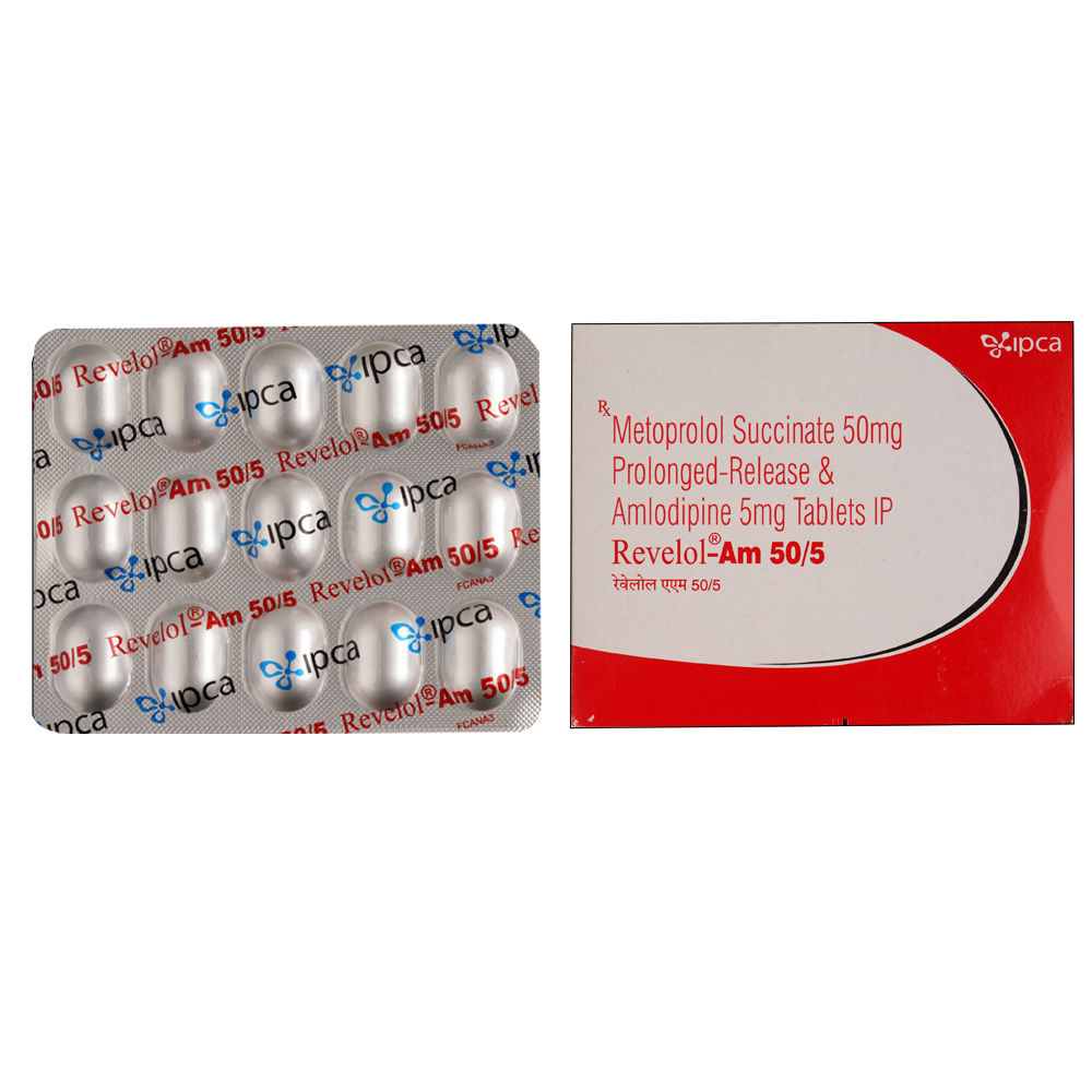 Buy Revelol-AM 50/5mg 15 Tablets Online at Best Prices | Wellness Forever