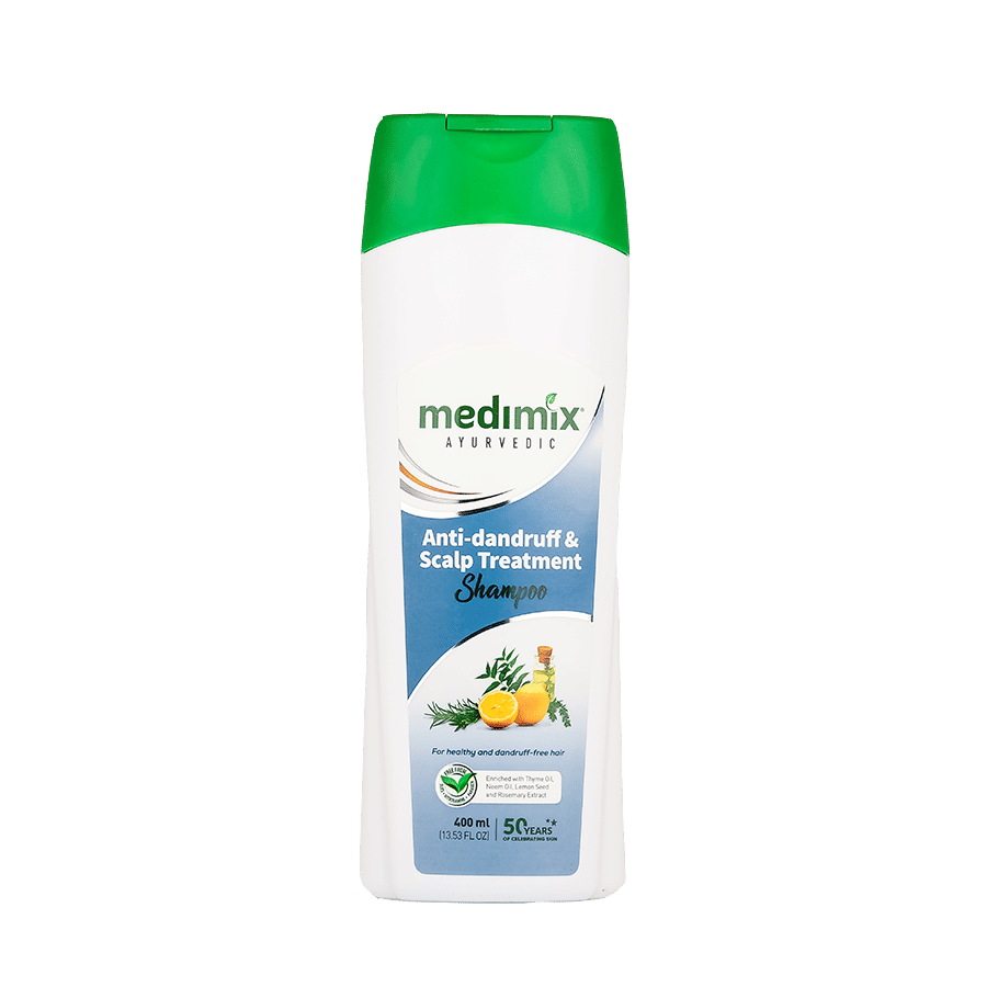 Buy Medimix Ayurvedic Anti-Dandruff Scalp Treatment Shampoo, 400 ml ...