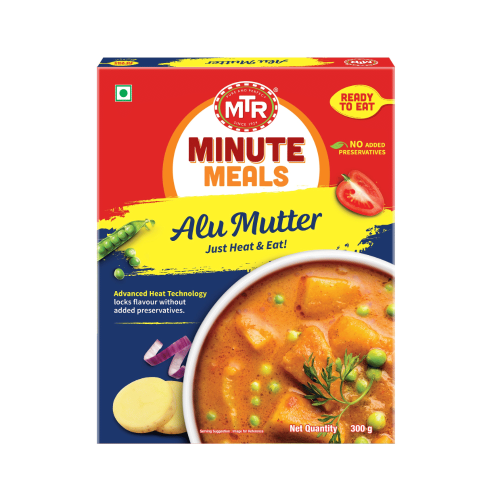 Buy MTR Ready To Eat Alu Matar, 300 g Online at Best Prices | Wellness ...