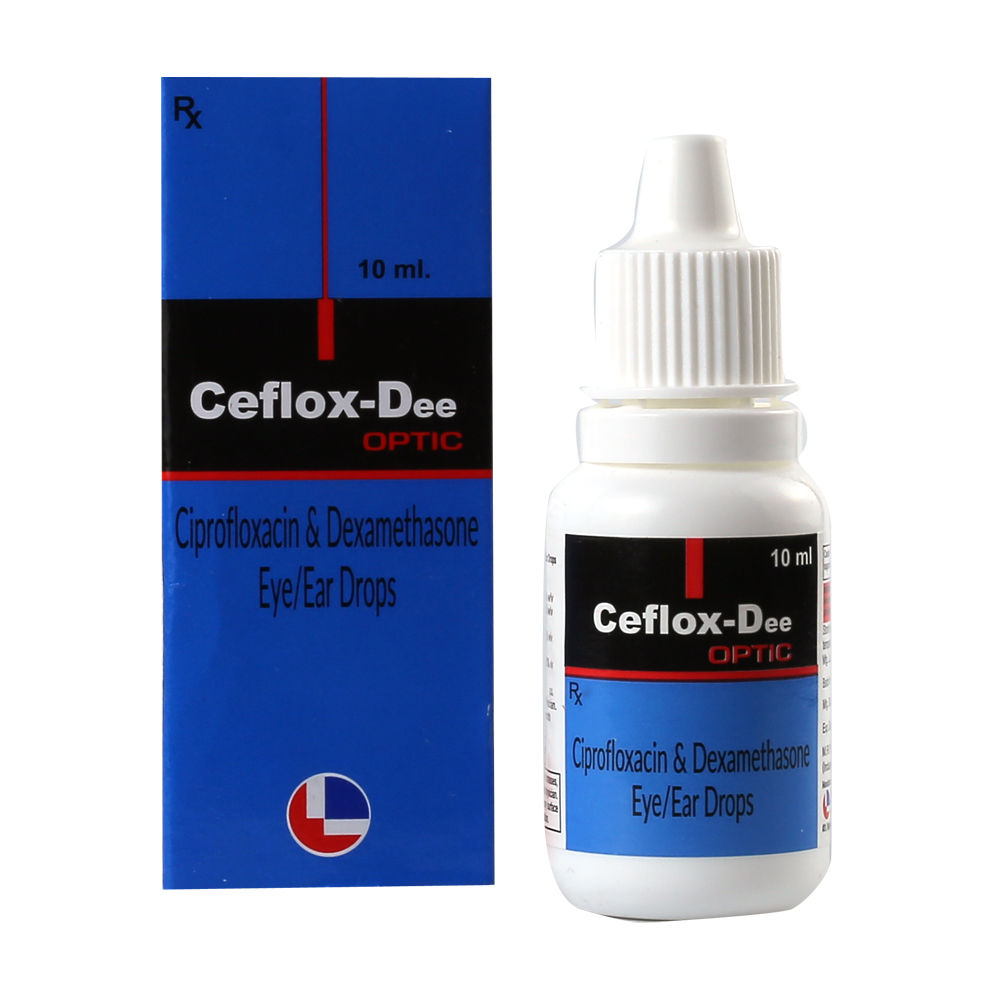 Buy Ceflox-Dee Optic E/Ear Drop 10Ml Online at Best Prices | Wellness ...