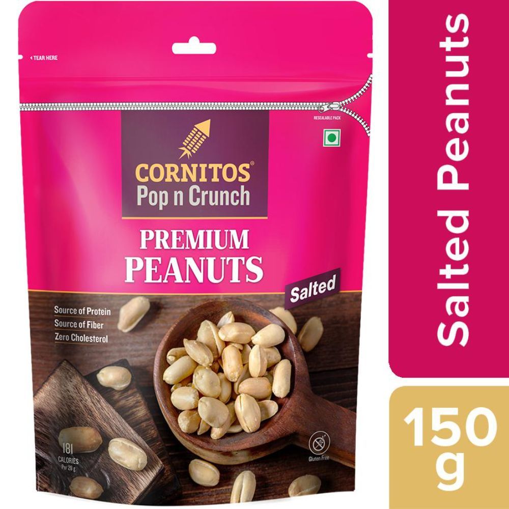 Buy Cornitos Pop n Crunch Premium Salted Peanuts, 150 g Online at Best ...