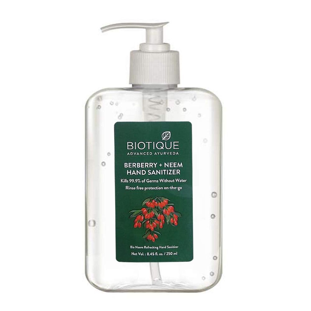 Buy Biotique Bio Neem Refreshing (Berberry + Neem) Hand Sanitizer, 200 ...