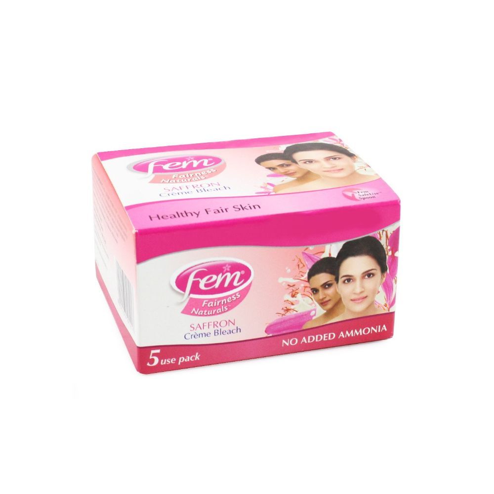 Buy Fem Saffron & Milk Creme Bleach, 40 g Online at Best Prices ...