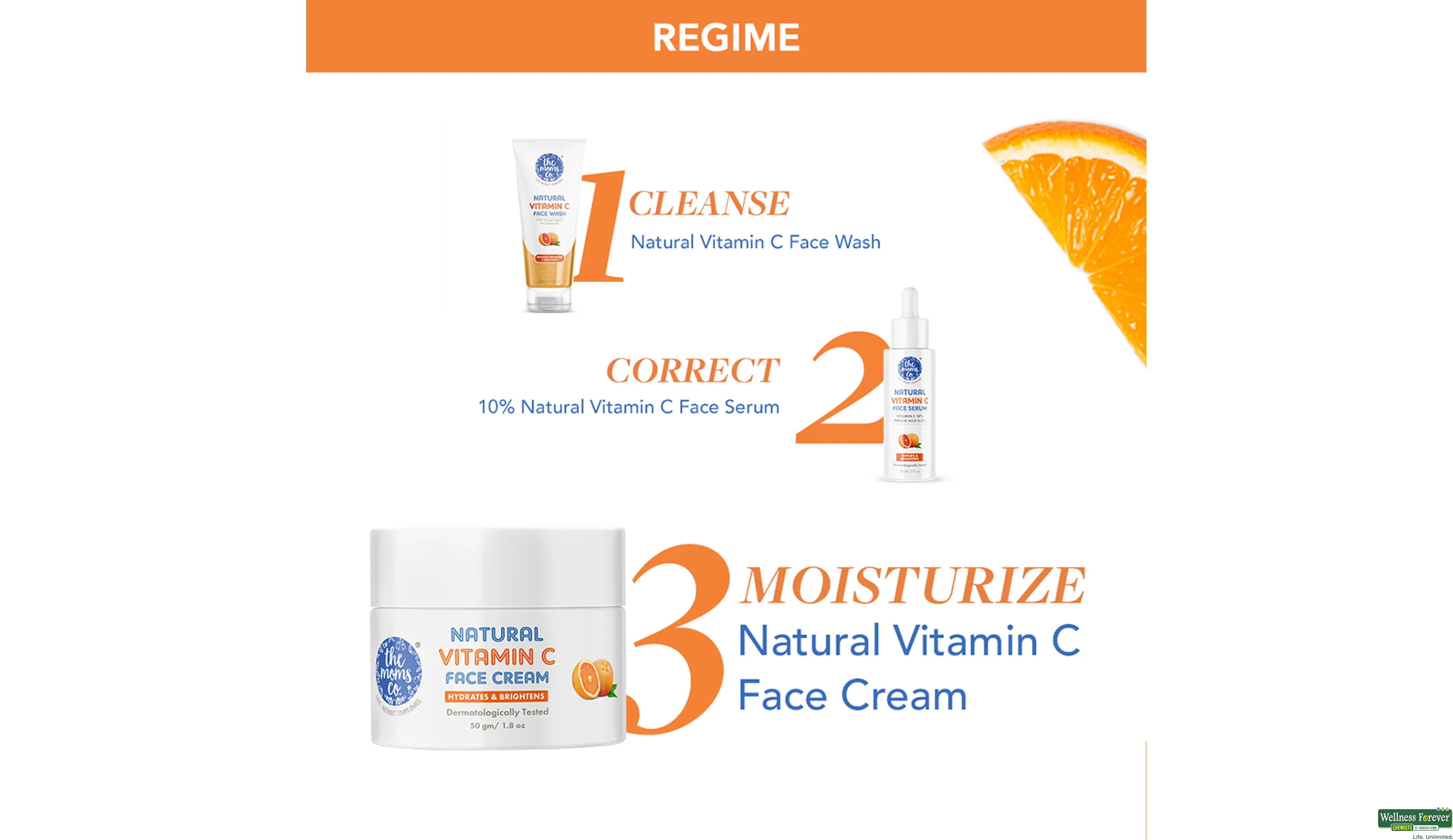 Buy The Moms Co Natural Vitamin C Face Cream 50 G Online At Best