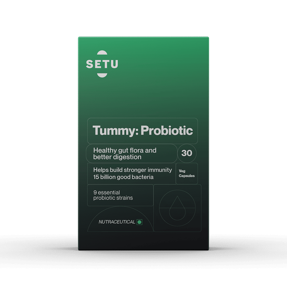 Buy Setu Tummy Probiotic, 30 capsules Online at Best Prices | Wellness ...