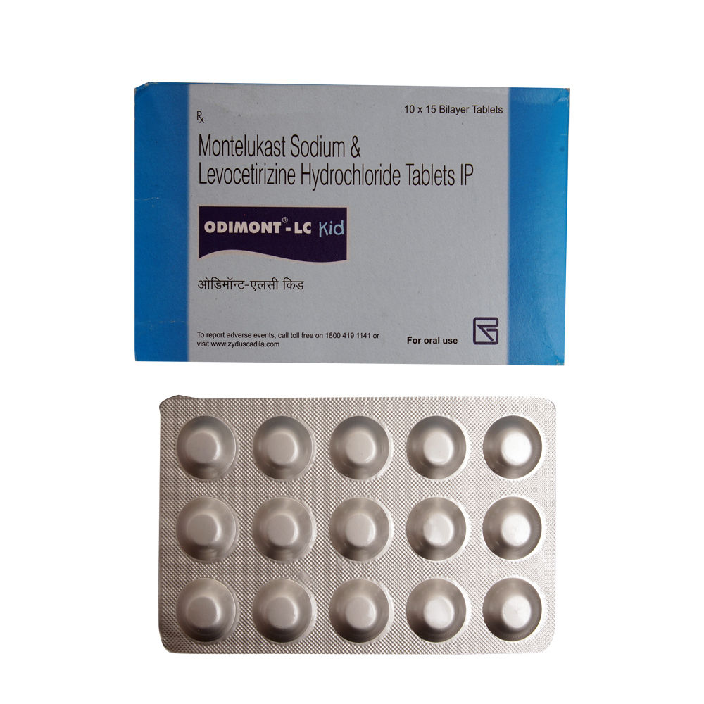 Buy Odimont LC Kid 15 Tablets Online at Best Price | Wellness Forever