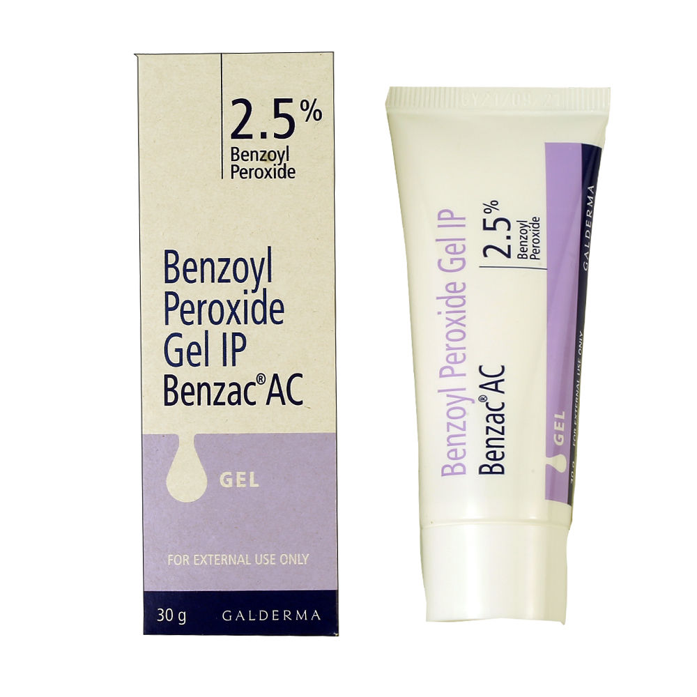 Buy Benzac AC 2.5% 30 g Online at Best Prices | Wellness Forever