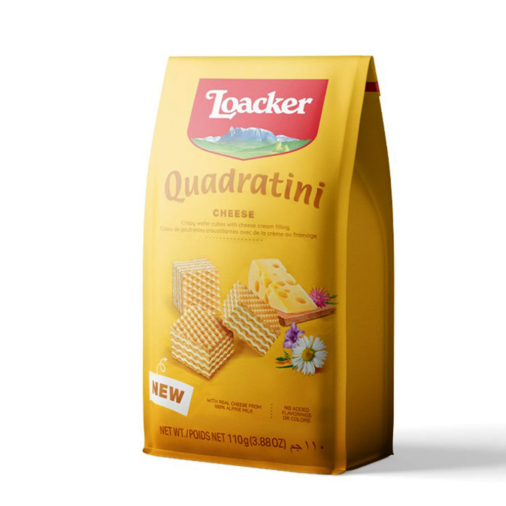Buy Loacker Quadratini Cheese 110g Online at Best Prices | Wellness Forever