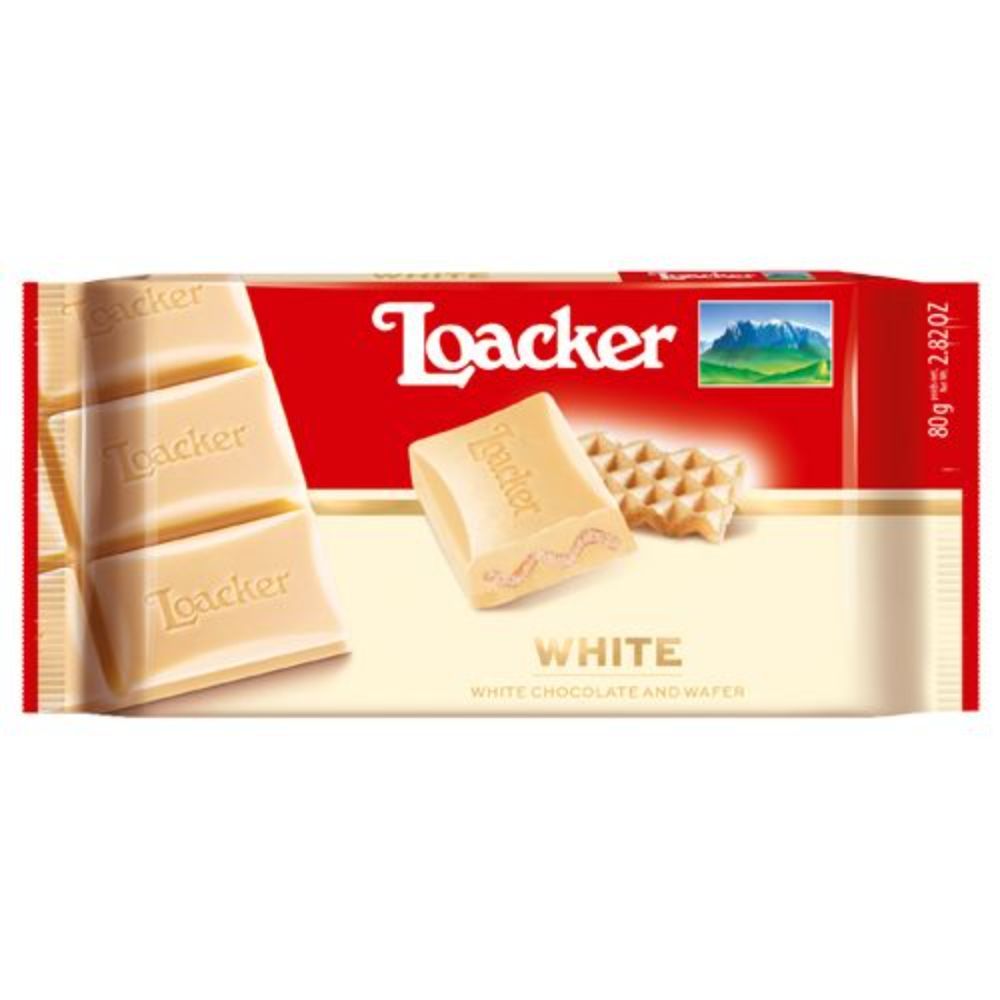 Buy Loacker White Chocolate And Wafer Bar, 50 g Online at Best Prices ...