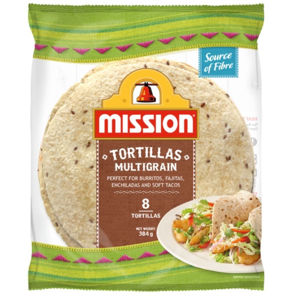 Buy Mission Multi-Grain Tortillas, 384 g Online at Best Prices ...