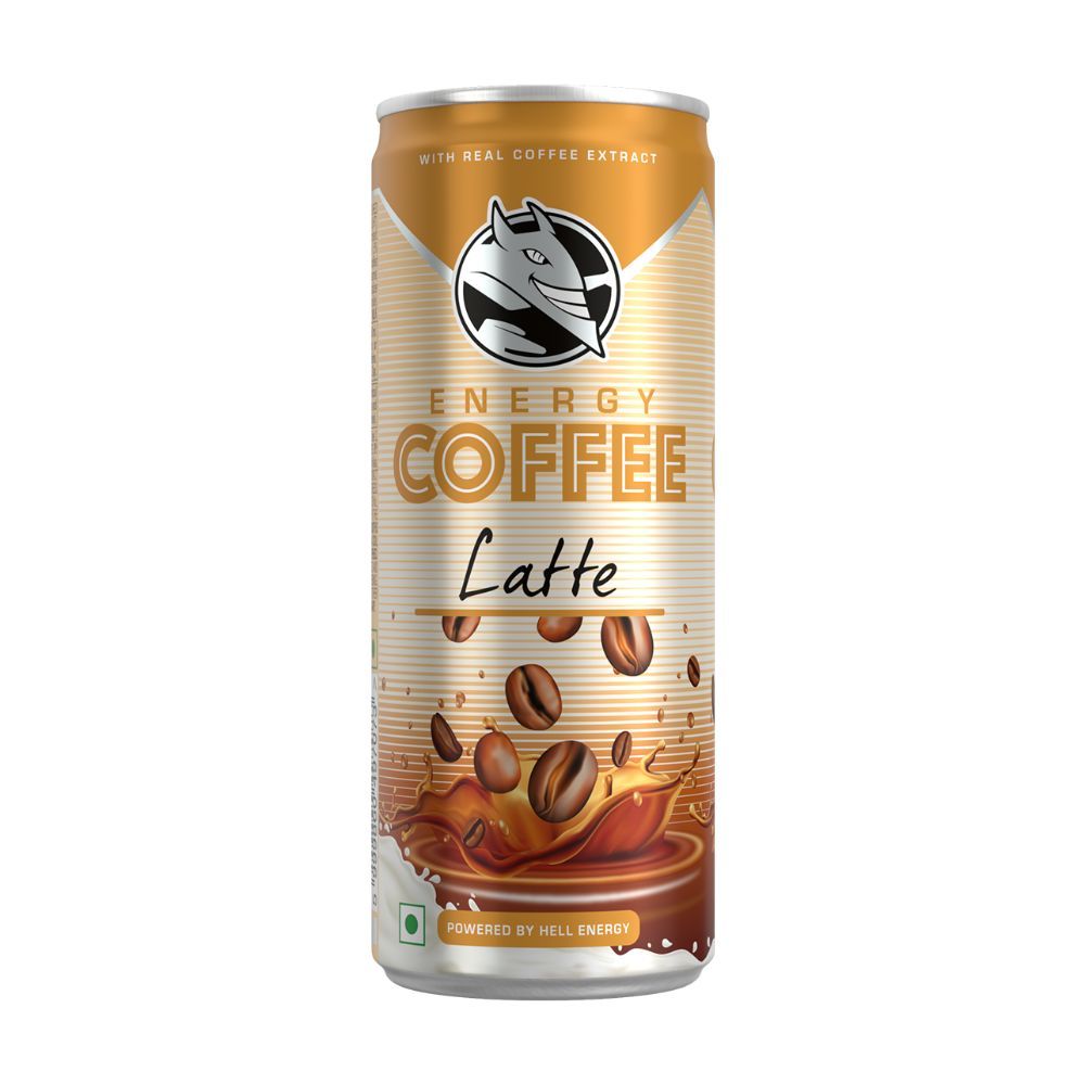 Buy Hell Energy Coffee Latte, 250 ml Online at Best Prices | Wellness ...