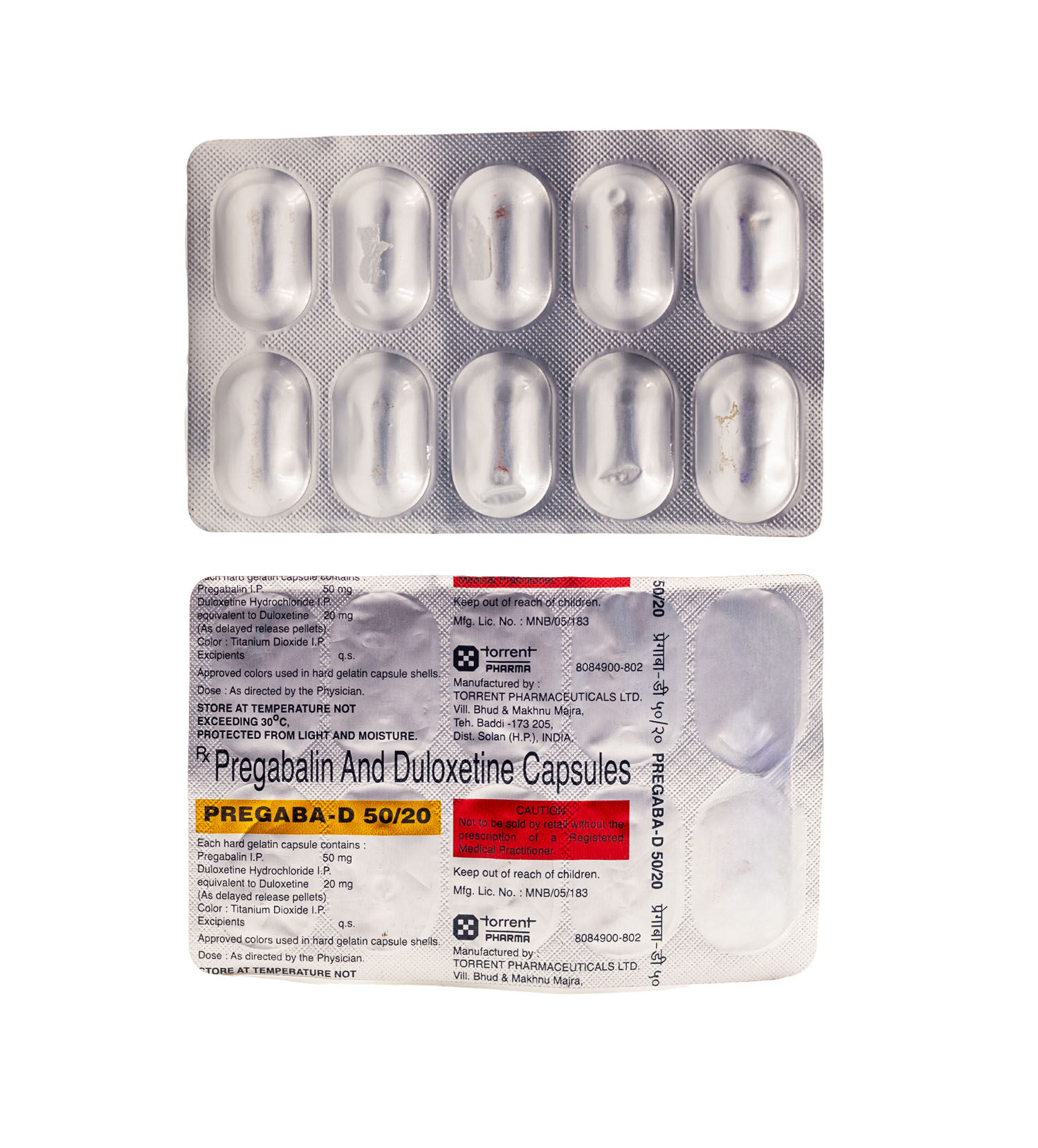 Buy Pregaba D 50/20Mg 10 Capsules Online at Best Prices | Wellness Forever